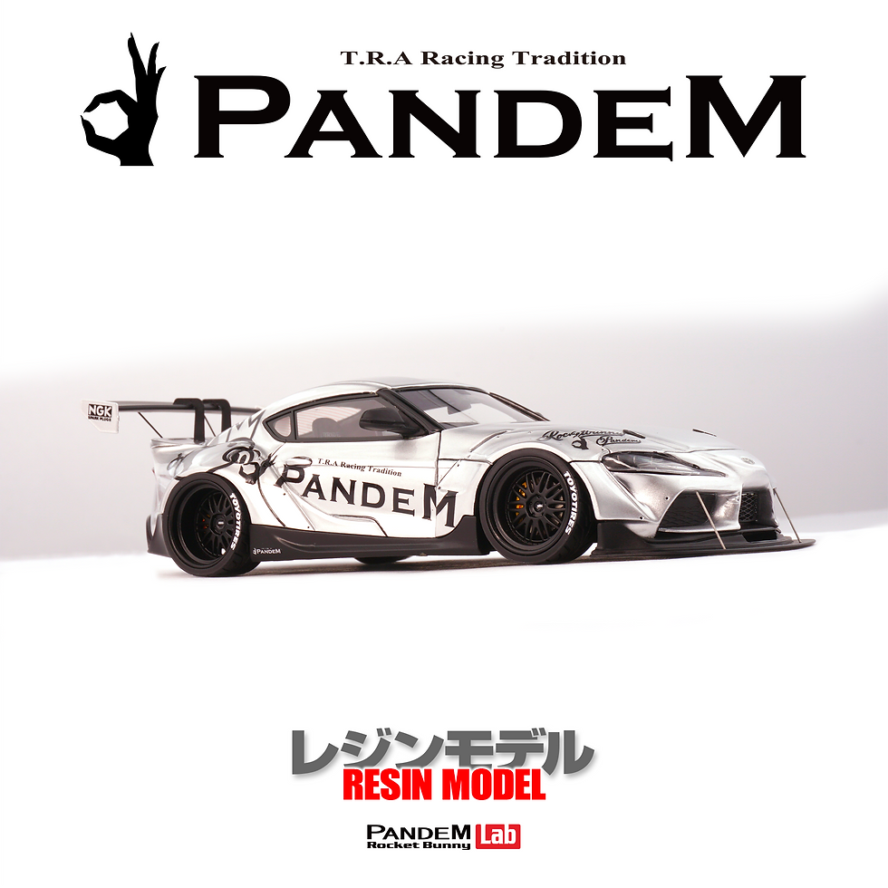 1/43 Scale PANDEM Supra (A90) Silver (IG2146) | PANDEM Lab