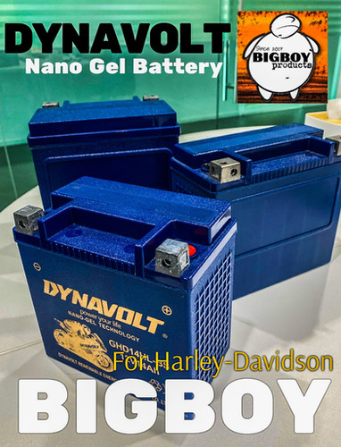 DynaVolt Battery สำหรับ H-D Softail & Dyna | Bigboy Products