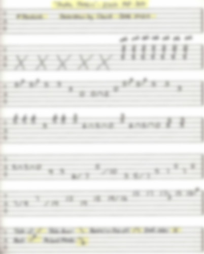 Zach Top "Justa Jonesin'" main Solo TAB | David Jones Music