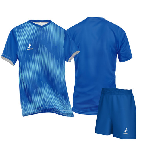 Volleyball Playing Kit Dryfit -Royal Blue-Sky Blue - RVB49 | REENIX.IN