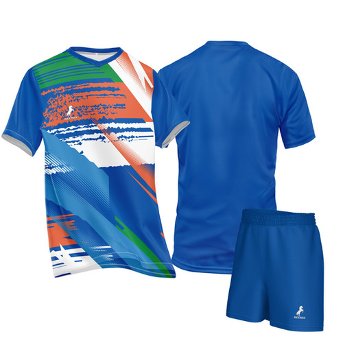 Volleyball Playing Kit Dryfit -Royal Blue-White - RVB44 | REENIX.IN