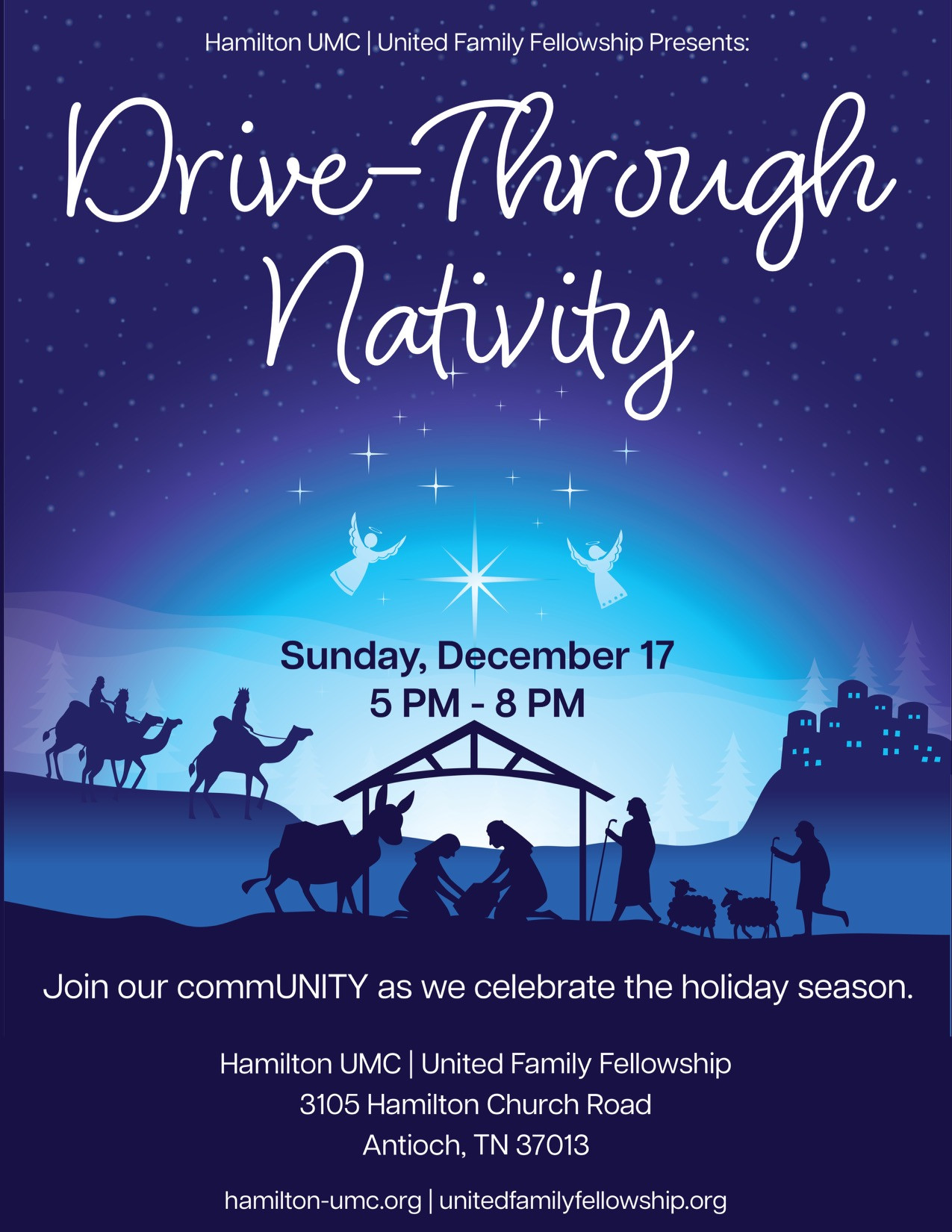 Drive-Thru Nativity | Hamilton UMC