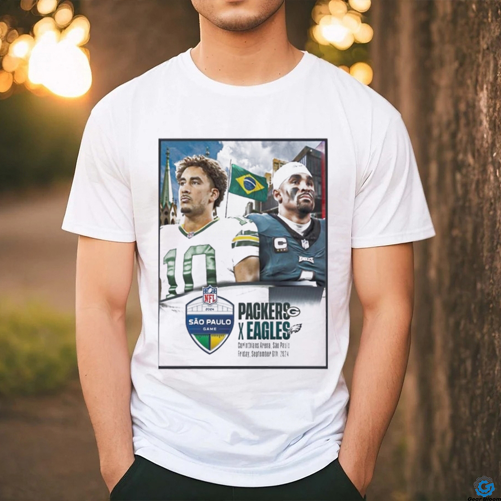 Green Bay Packers Vs Philadel Philadelphia Eagles NFL 2024 Sao Paolo ...