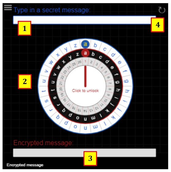 Decoding Secret Messages with an Interactive Caesar Cipher