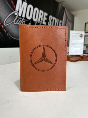 Mercedes Benz historical log book cover | moorestyle