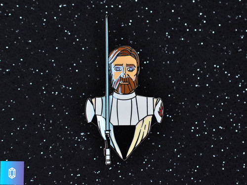 Obi Wan Enamel Pin | Sword & Whetstone