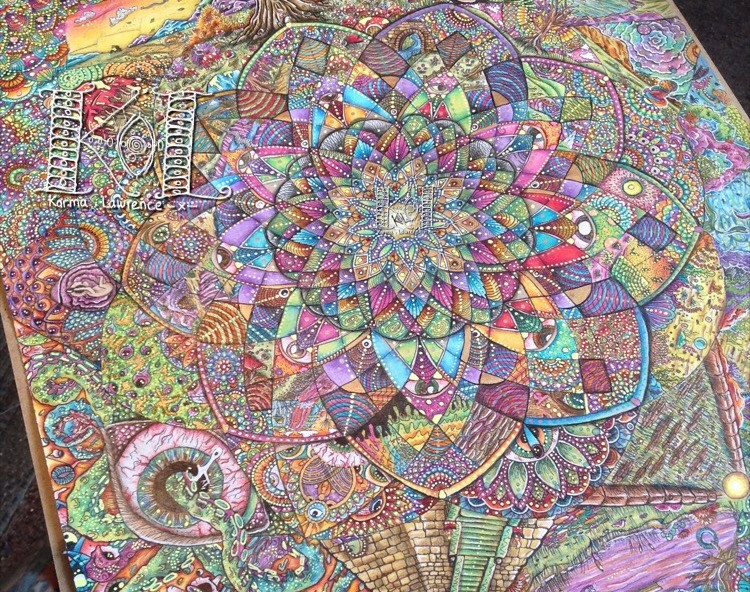 Colourful Mandalas & Psychedelic Artwork - KarmaCreates