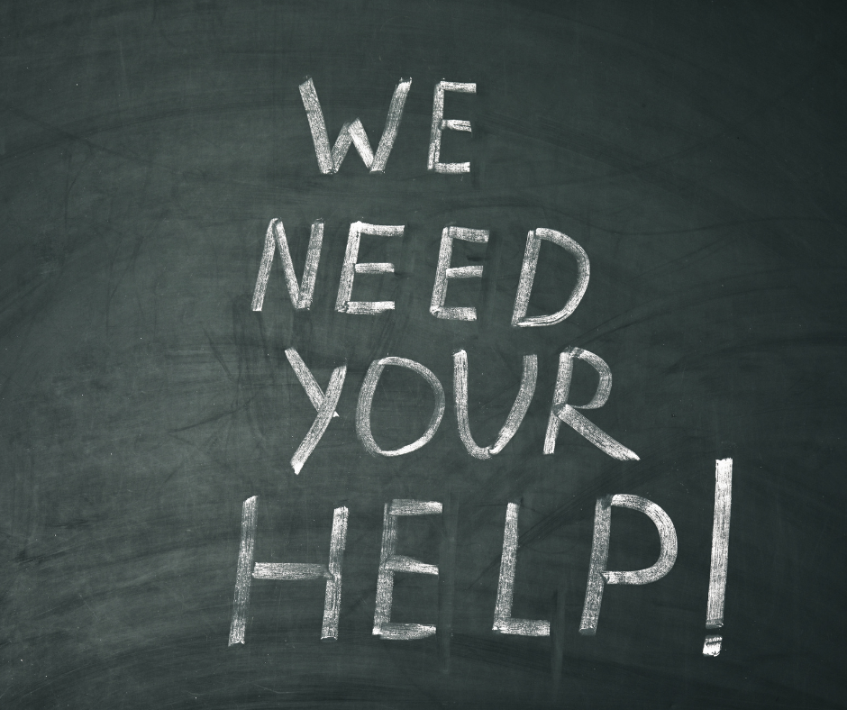 We need your help