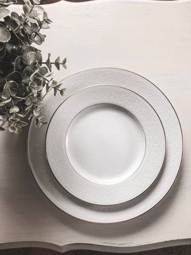 Head Table Plates ~(Set of 12) | Diamond in the Rough