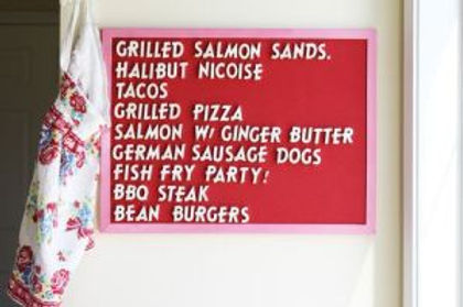 Retro Menu Board