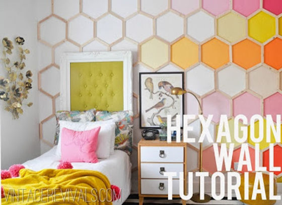 Hexagonal Wall DIY