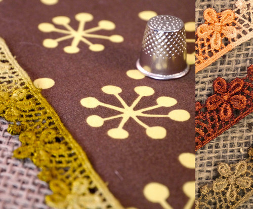 Flower Border Variegated Lace M208 | Mokshatrim | Haberdashery