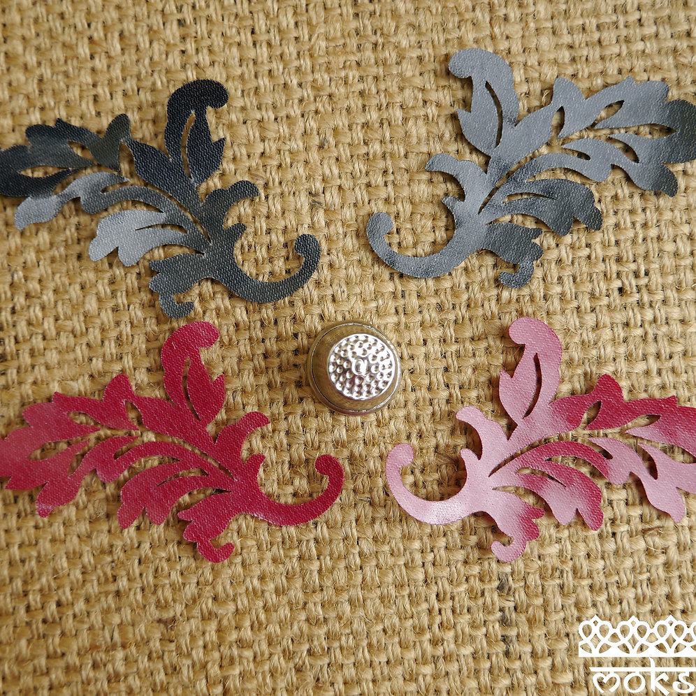 Baroque Flock Applique MA7013 | Mokshatrim | Haberdashery