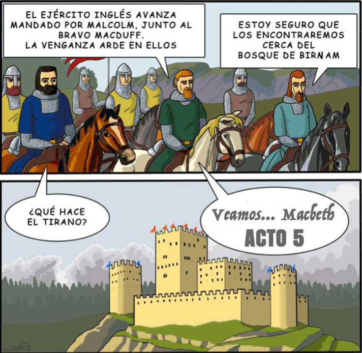 Macbeth Cómic. Acto 5 👑⚔
