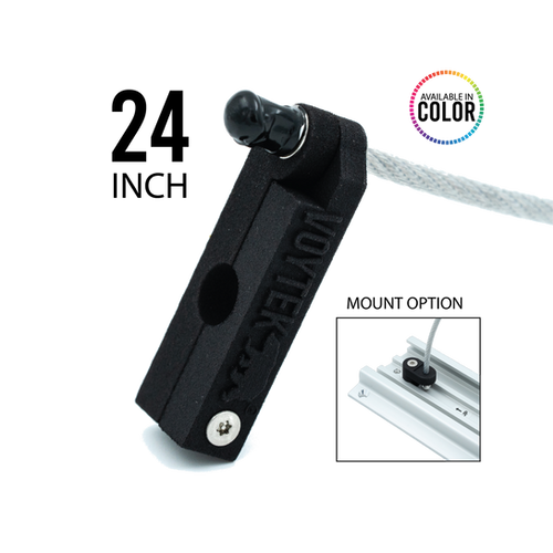 1 Hole 24 inch GCX Track Mount Bear Trap™ Security Tether | Voytek Medical