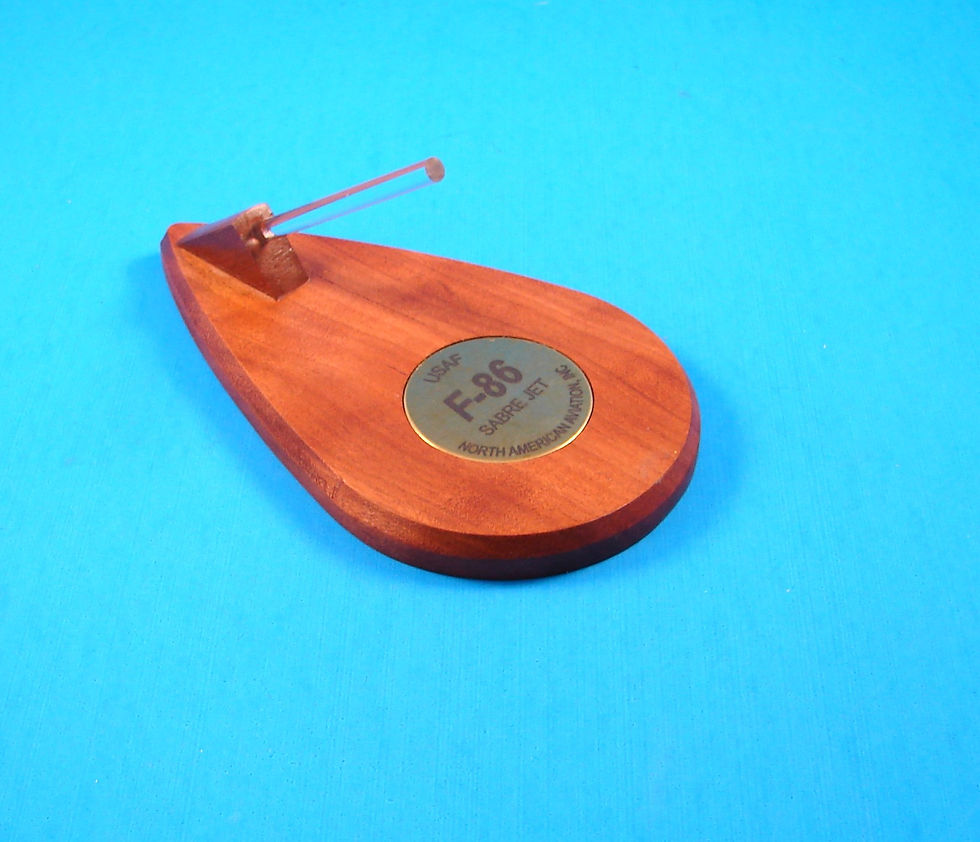 N American Aviation F 86 Walnut Base Precisemodelsllc