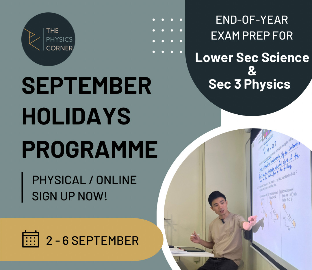 Skyrocket your physics grades | The Physics Corner Tuition