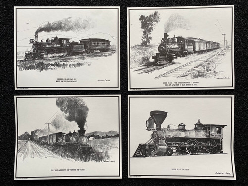 Group of four Andrew Saar open ed prints from the 1980s #2 | Art of Nevada