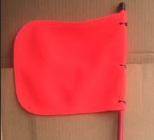 SAA--Aerial F1500 Plain Orange Flag | WA Safety Products Australia