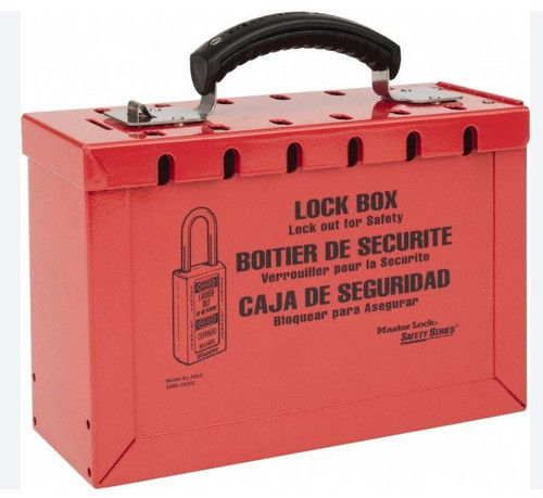 👀👍CLEARANCE MASTERLOCK- 498A-Red Group Lock Box "Latch Tight" | WA ...