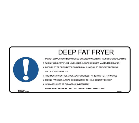 BRADY-848020-Deep Fat Fryer (Polypropylene) | WA Safety Products Australia