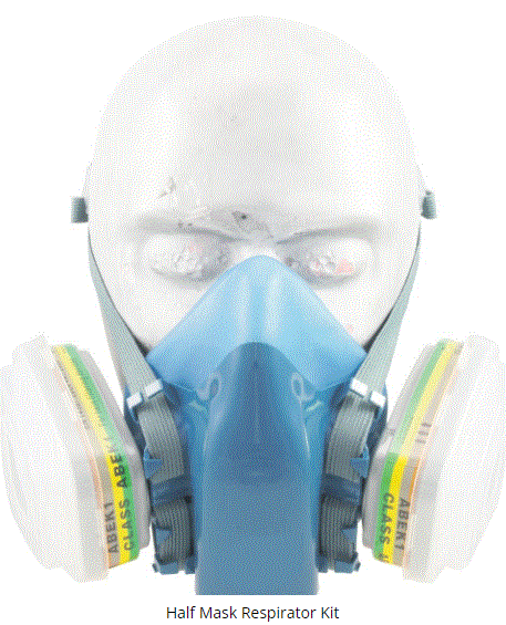 👀 👍CLEARANCE --OnSite Safety-RHMABEK1P2K Half Mask Respirator Kit | Mysite
