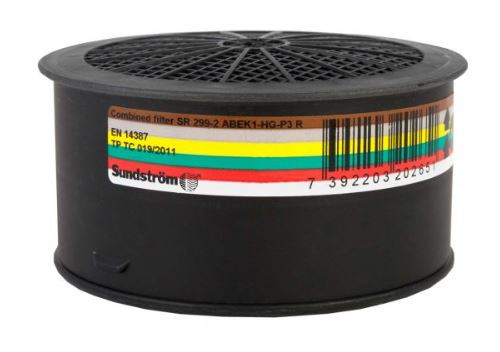 SUNDSTROM--133-00479--SR299-2 ABEK1HgP3 filter | WA Safety Products ...