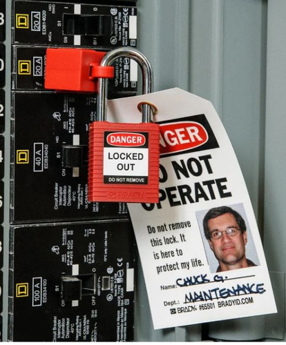 Brady Lockout Tags -65501-1--SINGLE Photo Identification Tag | WA ...