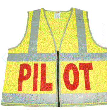 ASW- V347YDZP- Vest with PILOT print - Day/Night Print | WA Safety ...
