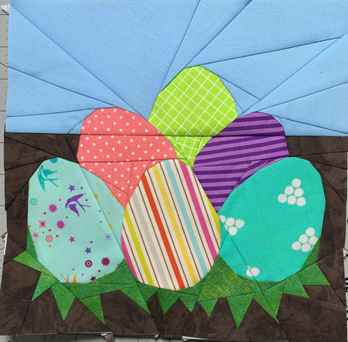 Easter Eggs Foundation Paper Piecing Pattern | Pitcher's Boutique