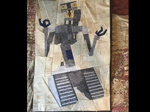 Johnny 5 Robot Foundation Paper Piecing Pattern | Pitcher's Boutique