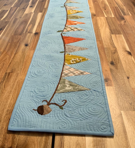 Fall Autumn Banner Bunting Foundation Paper Piecing Pattern | Pitcher's ...