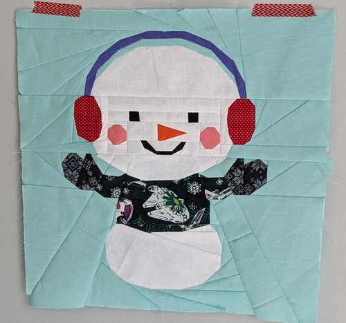 Snowman Christmas Winter Foundation Paper Piecing Pattern | Pitcher's ...