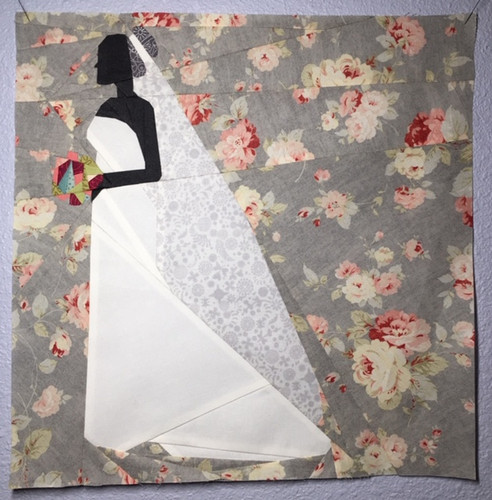 Bride Wedding Foundation Paper Piecing Pattern | Pitcher's Boutique