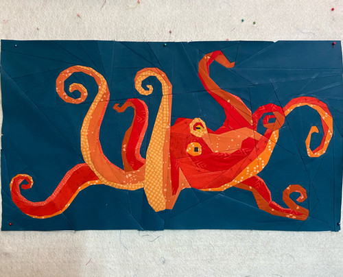 Octopus Large Foundation Paper Piecing Pattern | Pitcher's Boutique