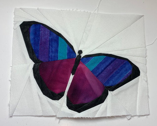 Simple Butterfly Foundation Paper Piecing Pattern | Pitcher's Boutique