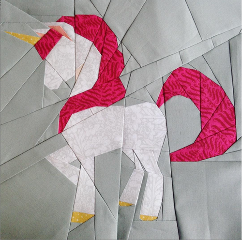 Unicorn Foundation Paper Piecing Pattern | Pitcher's Boutique