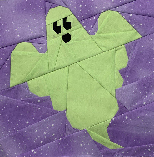 Ghostly Foundation Paper Piecing Pattern | Pitcher's Boutique