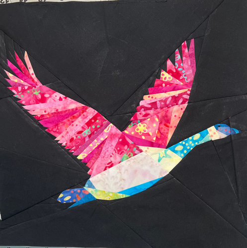 Flying Goose (Animal) Foundation Paper Piecing Pattern | Pitcher's Boutique