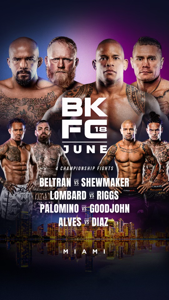 2021年6月4日裸拳格斗赛BKFC 18期-战报[视频] Beltran vs. Shewmaker