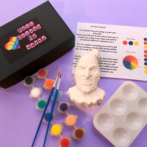 Well colour me happy Terrifier painting kit | The Gift Burrow
