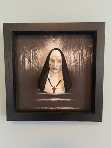 The Nun 3D framed artwork | The Gift Burrow