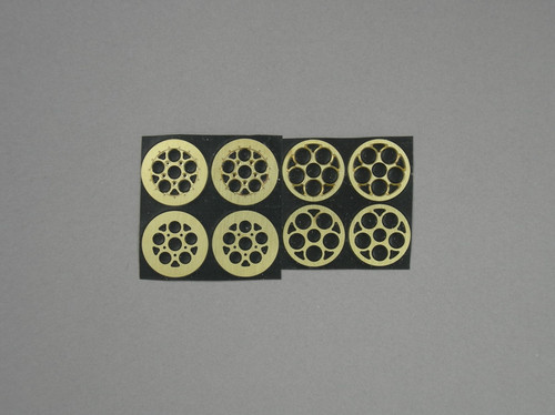 Weld Magnum 1/25th Rear, 4-Wheel Set, Narrow - Brass Ctr | Futurattraction