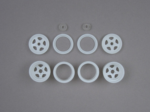 Motor Wheel Fly 1/25th Wheel Set Fly Front/Fly Rear (10 Pcs ...