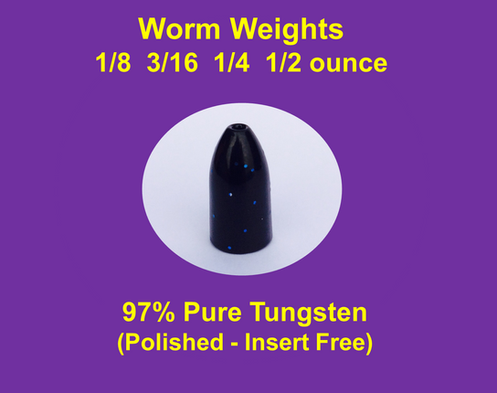 Tungsten Worm Weights