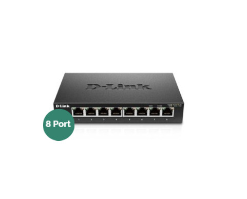 D-Link 8 Port Gigabit Ethernet Switch | Safer EMF