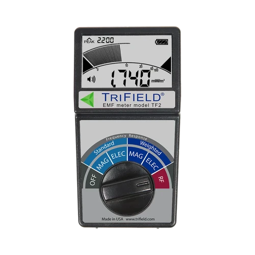 Trifield TF2 EMF Multi 5G Meter with Case - Current Model 2025 | Safer EMF Trifield TF2 EMF Multi 5G Meter with Case - Current Model 2025 | Safer EMF