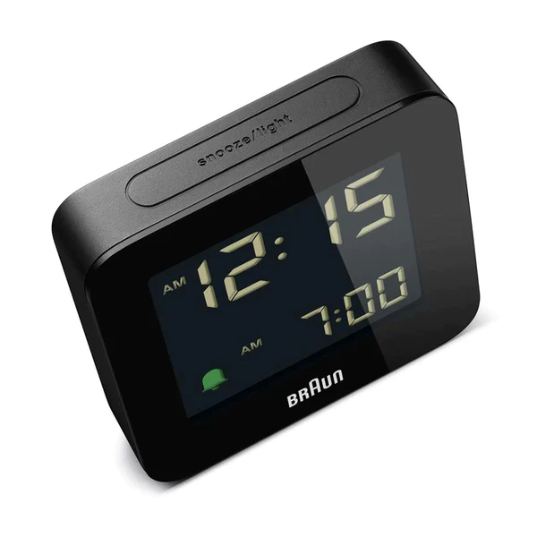 Low EMF Digital Alarm Clock - Black | Safer EMF