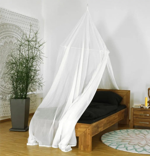 6 - Swiss Shield Voile EMF Bed Canopy - Single/Dbl 1 Hook | Safer EMF