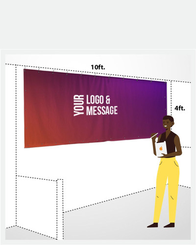10ft X 4ft | Custom Vinyl Banner Printing | Bold Merch